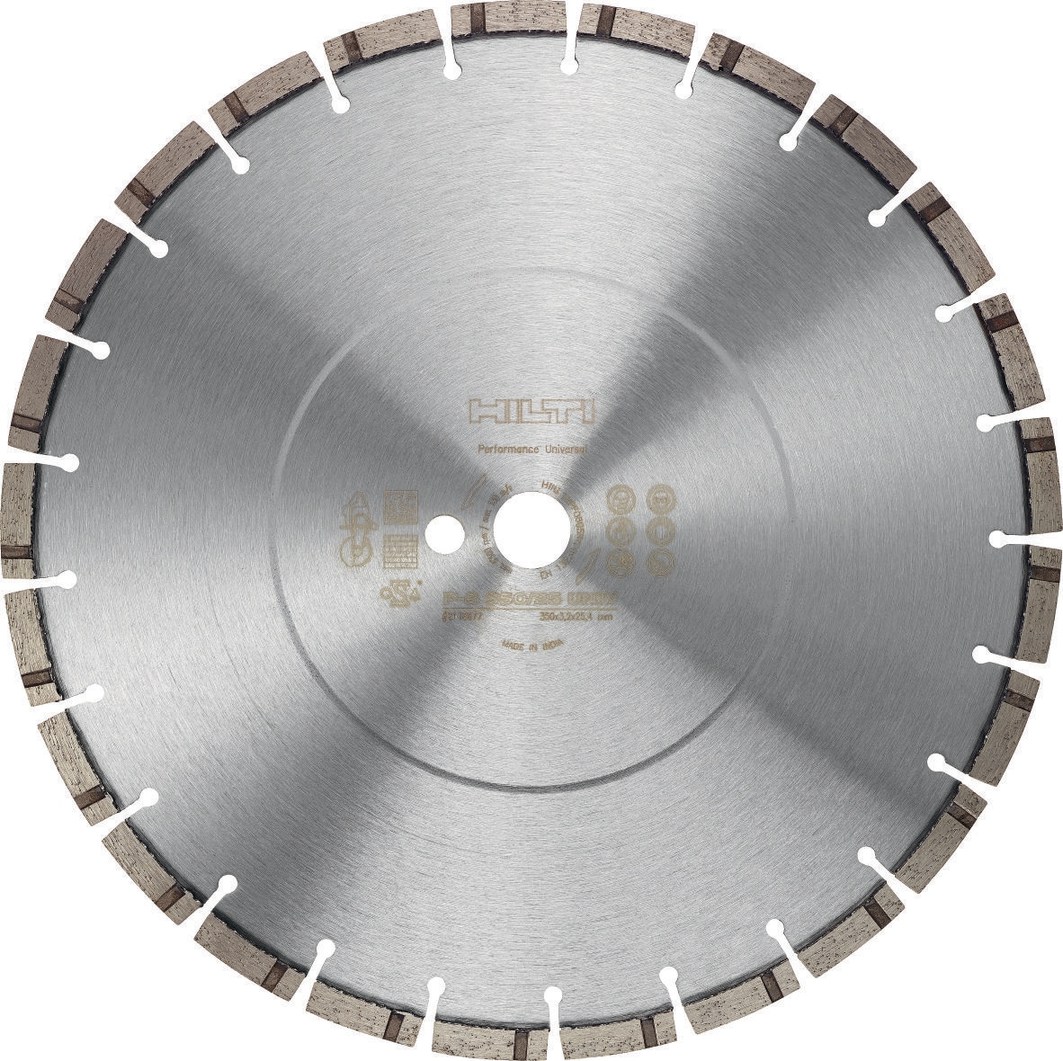 P Universal diamond blade Diamond blades and cup wheels Hilti Singapore