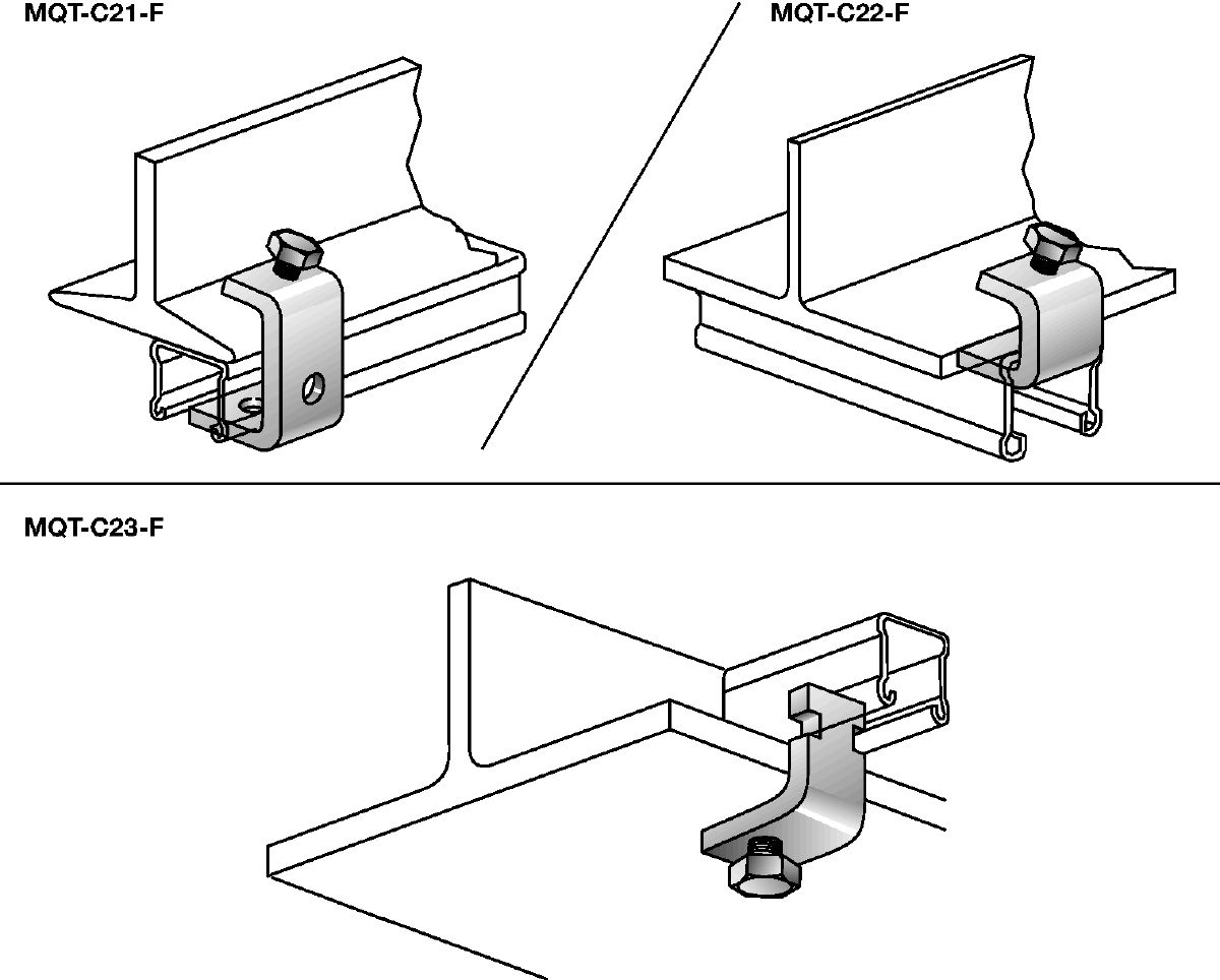 MQT-C-F Beam clamp - System connectors and interfaces - Hilti Singapore